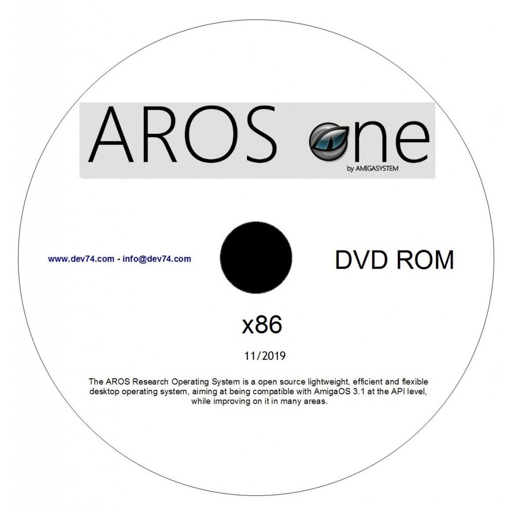 AROS one Live DVD by AMIGASYSTEM - arosonelive