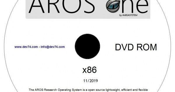 AROS one Live DVD by AMIGASYSTEM - arosonelive