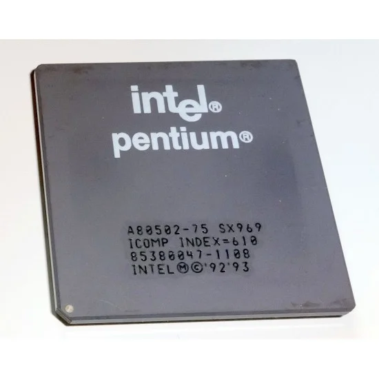 CPU Intel Pentium 75 Mhz Socket 7 SX969/SSS - pi75-SX969/SSS