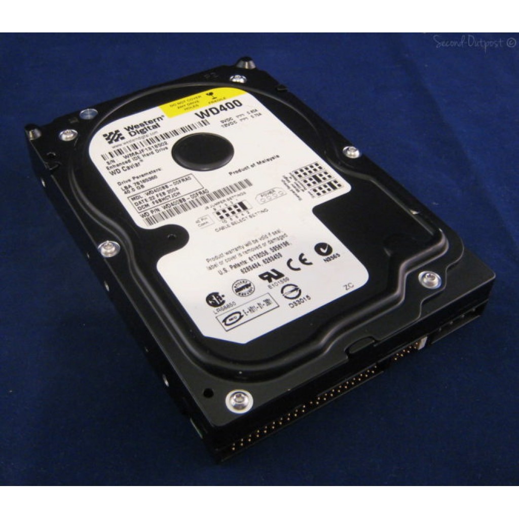 Hard Disk interno IDE / PATA WesternDigital WD400BB WD Caviar da 40GB ...