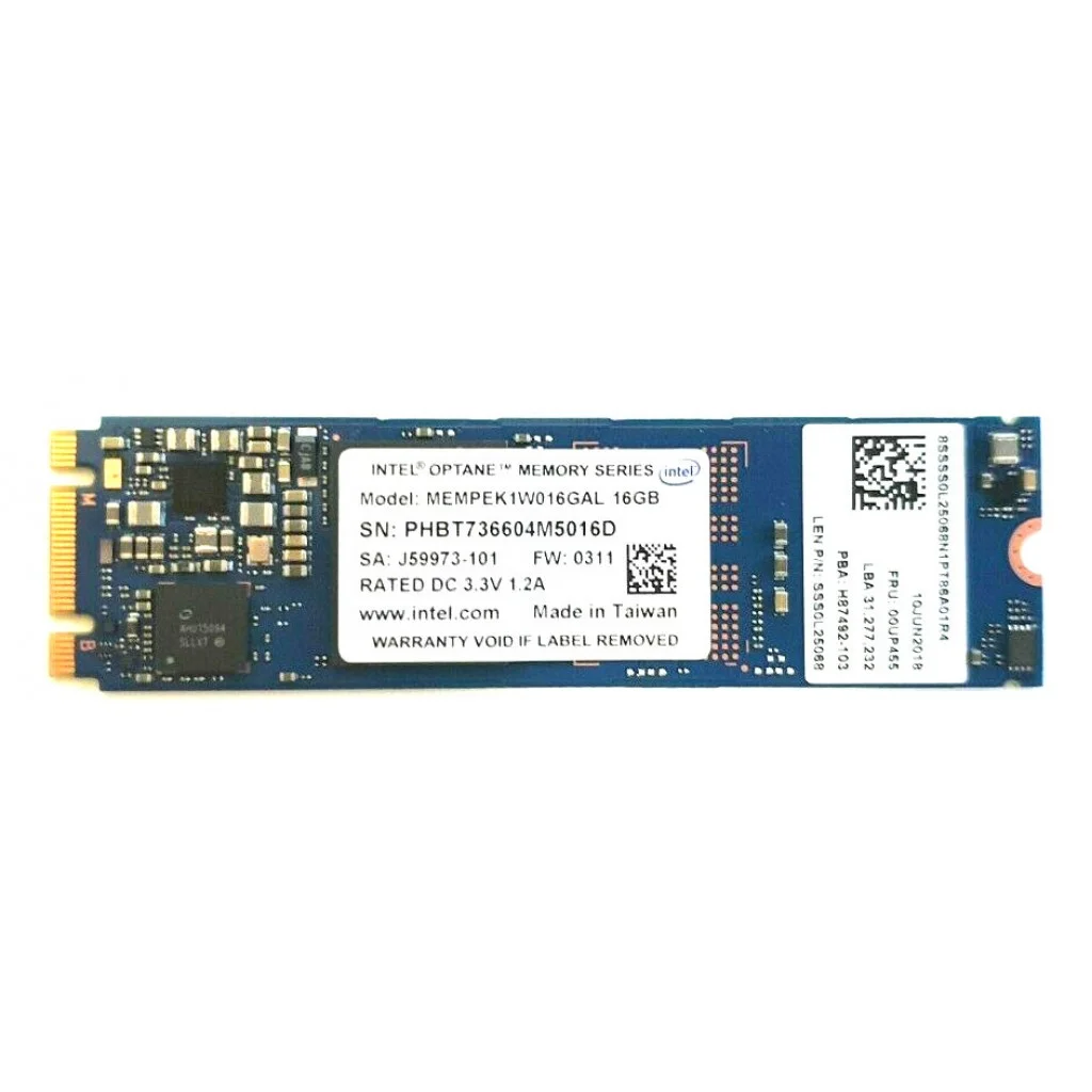 Genuine Intel Optane Memory M10 MEMPEK1W016GAL 16GB M.2 2280 ...