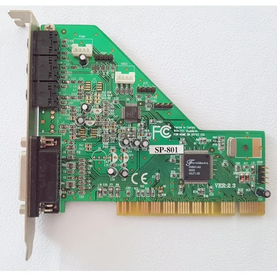 Scheda Audio interna ForteMedia SP-801 per slot PCI - SP-801