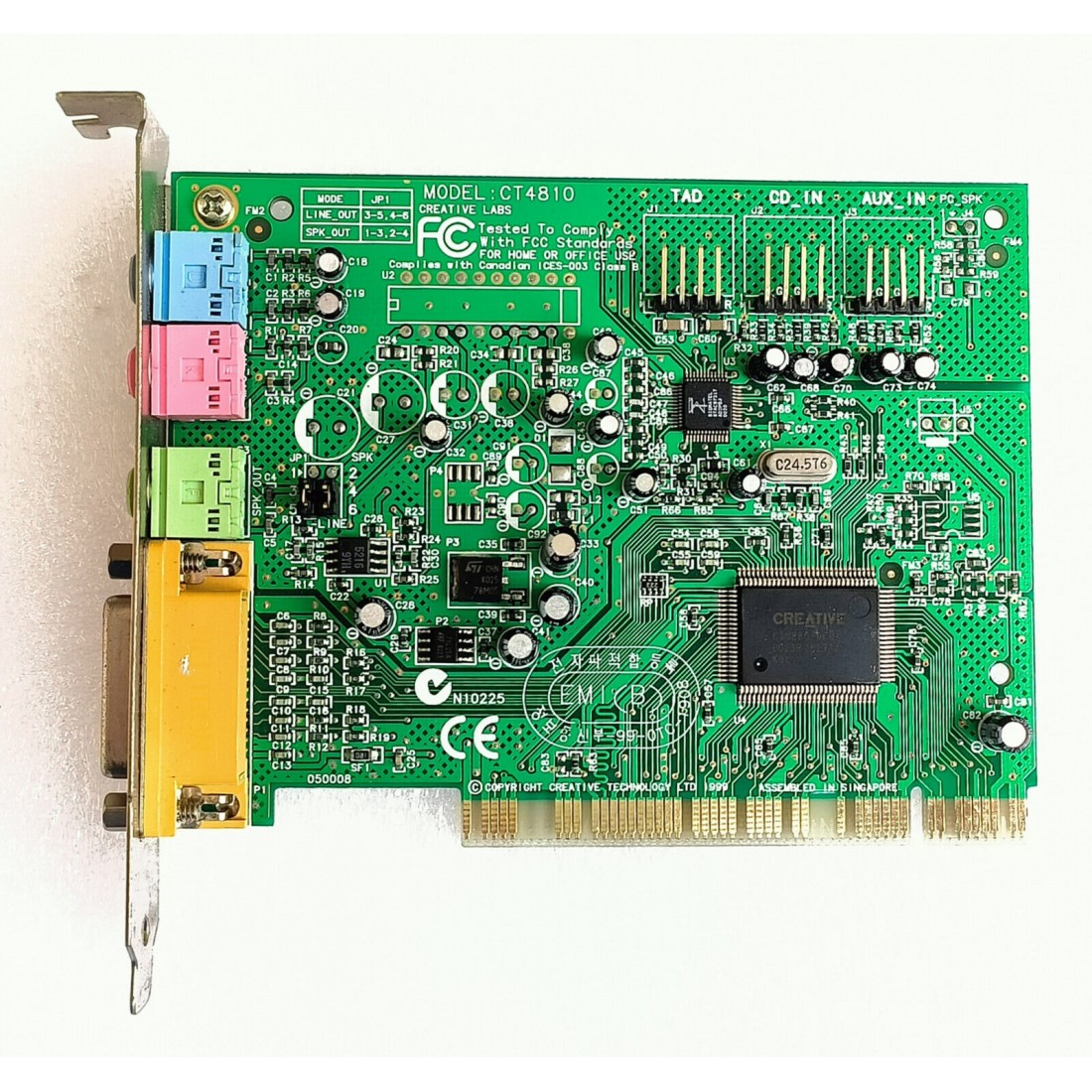 Creative Sound Blaster CT4810 PCI internal sound card - CT4810