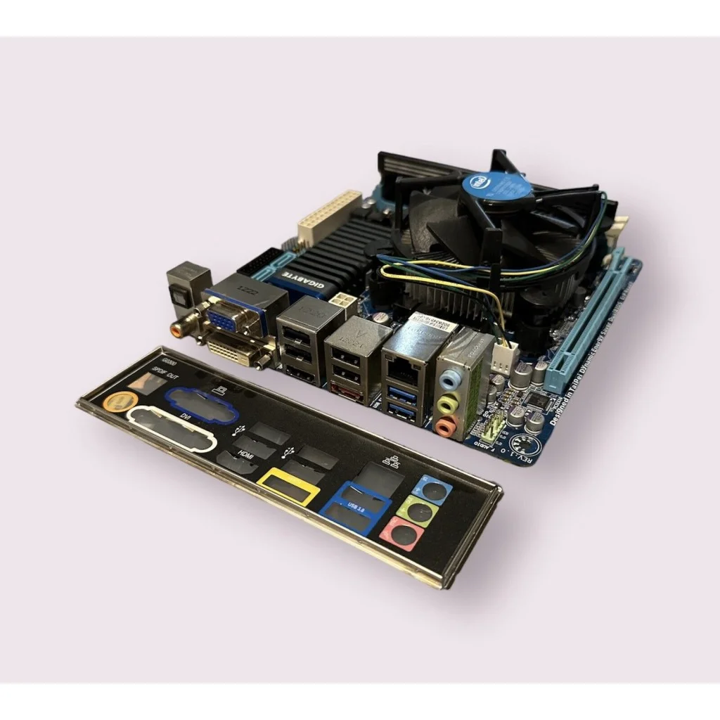 GigaByte Mini ITX GA-H61N-USB3 Motherboard with Pentium G860 CPU and 8 ...