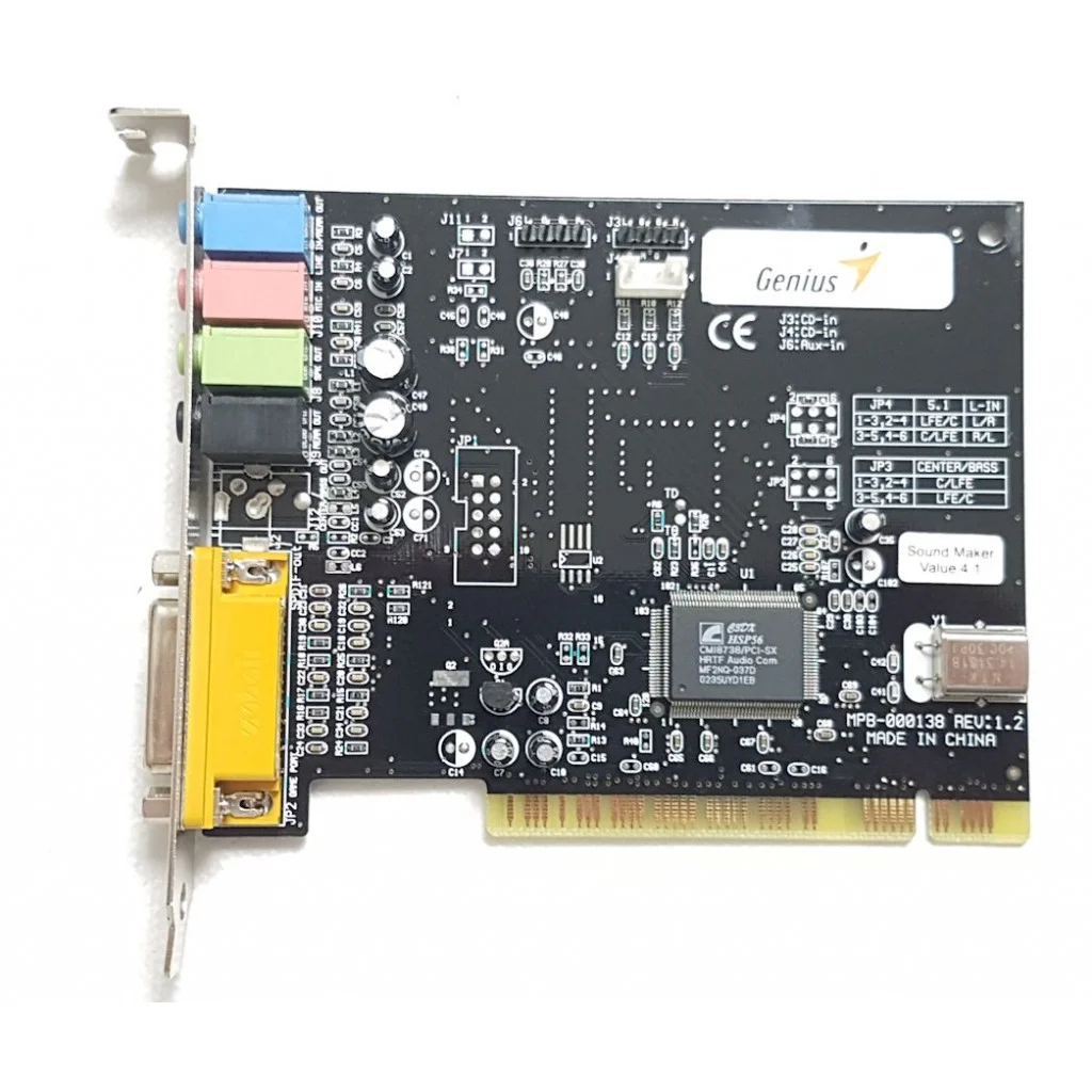 Scheda audio interna PCI Genius Sound Maker Value 4.1 Canali - GSMV41