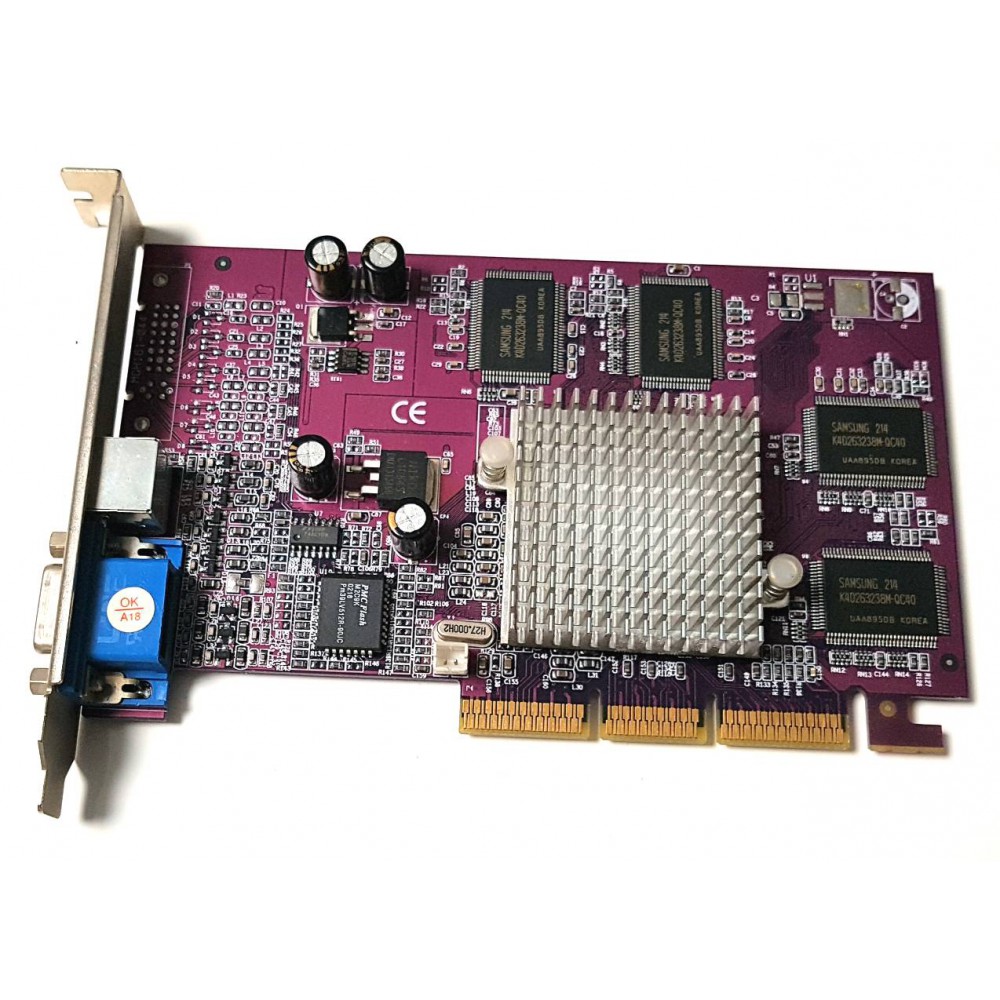 Scheda video AGP NVIDIA GeForce 4 MX440 con 64MB RAM DDR e uscita video ...