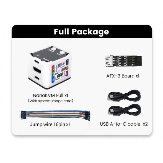 NanoKVM: Controllo Remoto KVM-over-IP Compatto e Potente per Server e PC Workstation - NanoKVM-F
