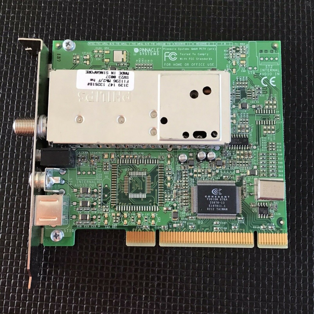 Pinnacle Systems PCTV PRO Internal PCI Slot Video Capture Card with ...