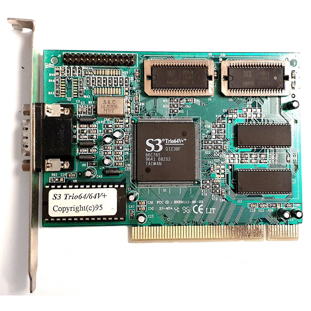 PCI S3 Trio 64 V Plus Graphics Card - Trio64V2DX