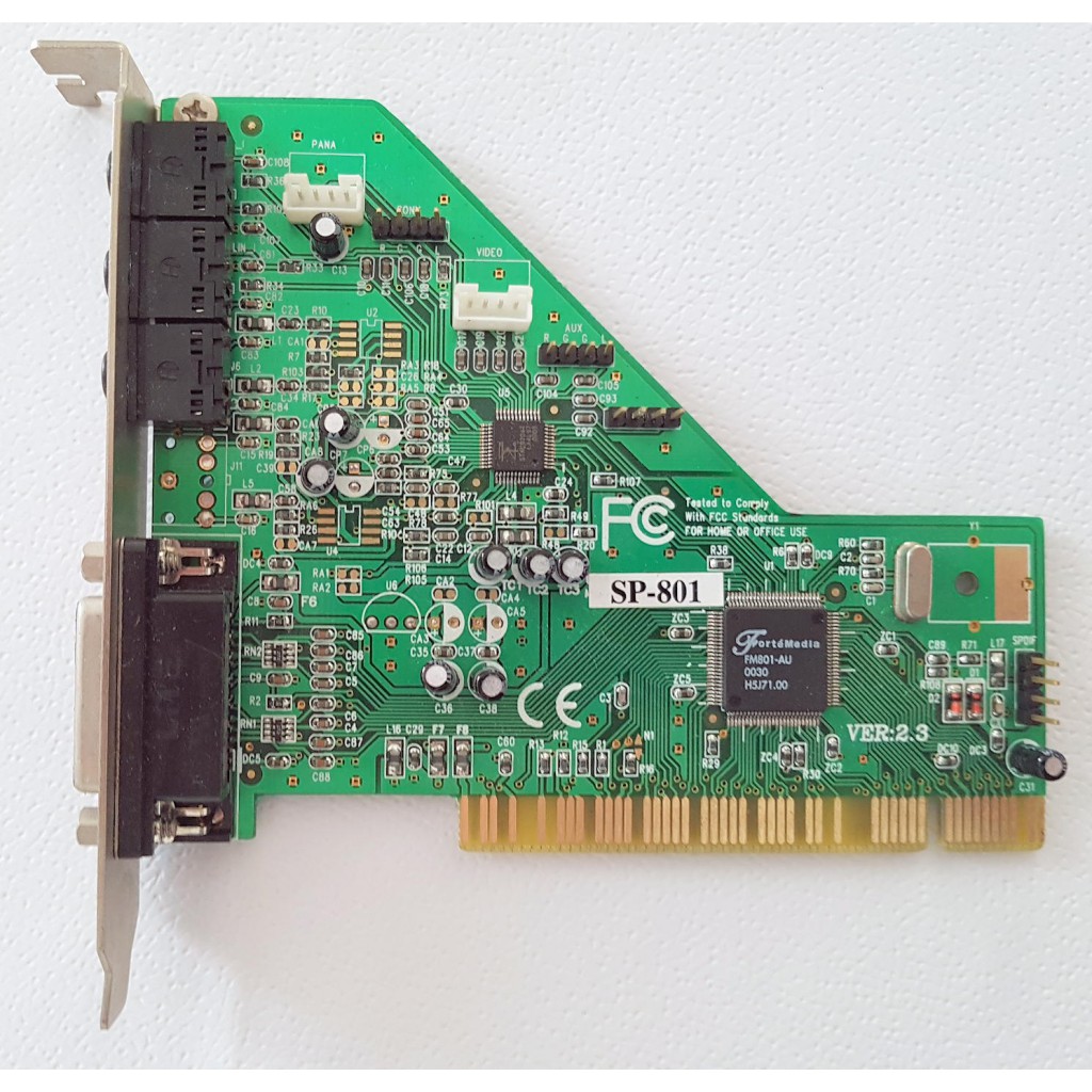 ForteMedia SP-801 Internal Sound Card for PCI slot - FM801