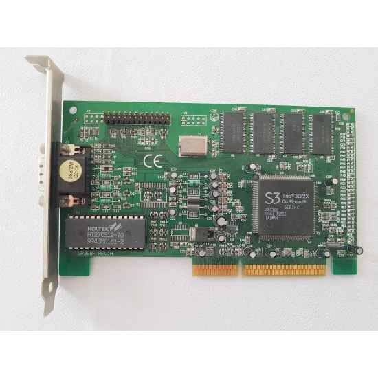 S3 Trio 3D2X+ Video Card with 4MB Ram AGP - S3Trio3D2X-4m