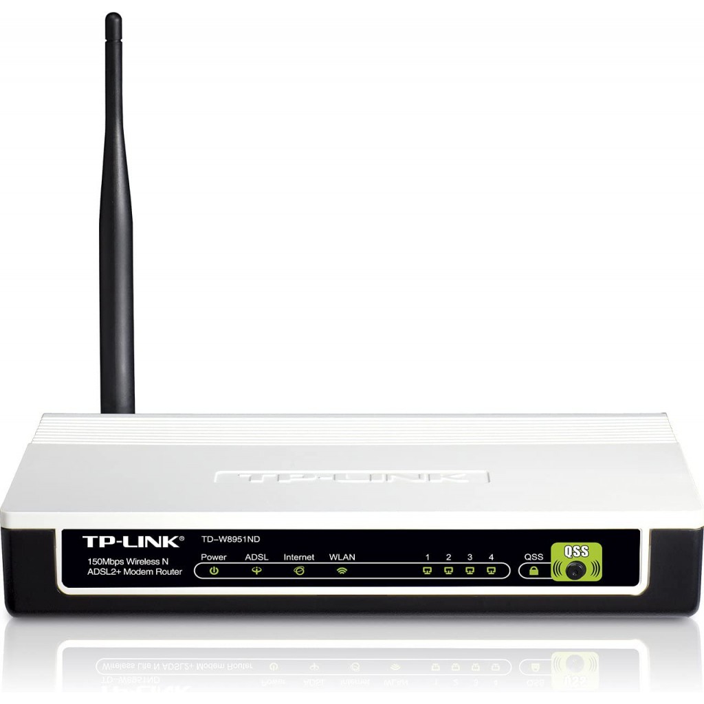 Router con Modem ADSL2+ e WIFI N TP-Link TD-8951ND V1 - TD-8961NDV1